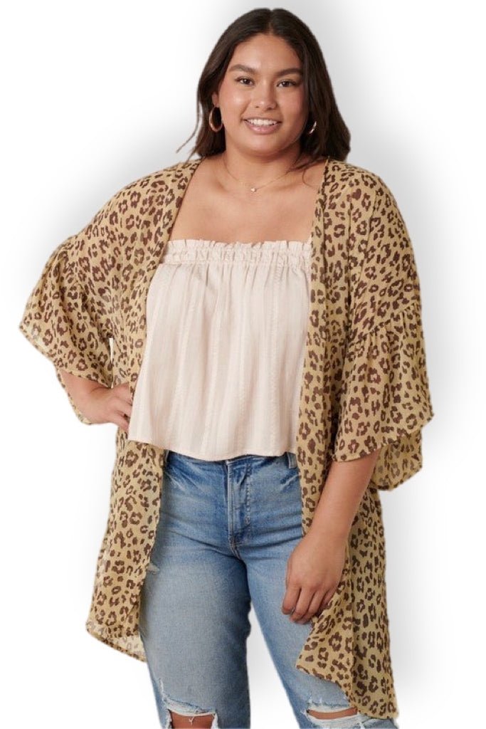 Animal Print Plus Size Duster - Kimono – Bonny Flair